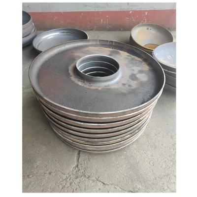 Cina Codice della testa del cerchio in acciaio al carbonio personalizzato Asme Hemisferico End Dished Cap Torispherical Tank End in vendita