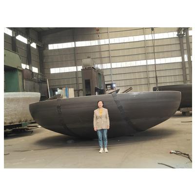 Cina Codice della testa del cerchio in acciaio al carbonio personalizzato Asme Hemisferico End Dished Cap Torispherical Tank End in vendita