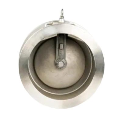 Китай Ручной фланц из нержавеющей стали Pn25 DN 50 Wafer Lift Single Plate Swing Check Valve для отводного клапана продается