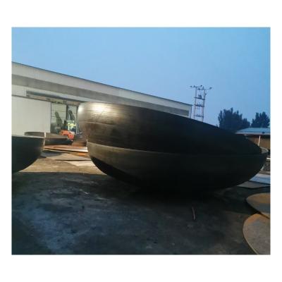 Cina Presione a caldo uguale Presione a freddo Testa a emisfero di acciaio a piatto con collegamento di saldatura in vendita