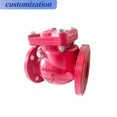 Cina Ferro fuso 150lb 8 quot Valvola di controllo oscillante Temperatura normale adatta a vari supporti in vendita