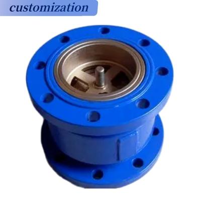 Cina Struttura del diaframma Hc41x Pn10 Pn16 Sump Pump Double Flange Muffler Silent Check Valve in vendita