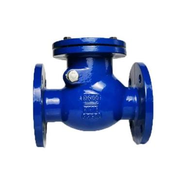 China Operação manual PN16 válvula de controlo de balanço de ferro flexível de flange para tamanho de porta personalizado à venda
