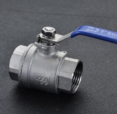 中国 適用のための鋼工業/衛生用フルボアスロード NPT/BSP DN15 ボールバルブ 販売のため