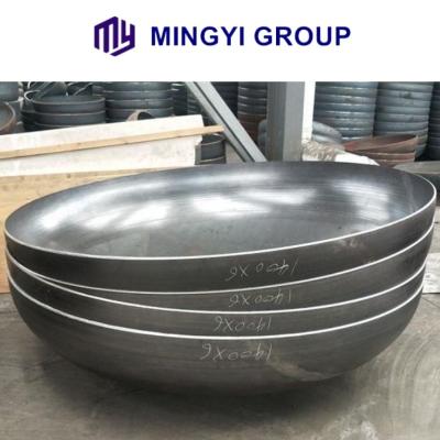 Cina Vaso a pressione uguale Testa sferica della finitura del piatto con materiale e dimensioni personalizzati in vendita