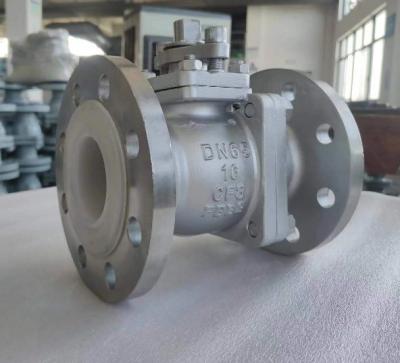 China OEM Port Size válvula de esfera de flange de aço inoxidável com ISO5211 High Pad CF8 CF8m F304/F316 à venda