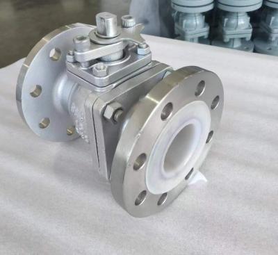 China OEM Port Size válvula de esfera de flange de aço inoxidável com ISO5211 High Pad CF8 CF8m F304/F316 à venda