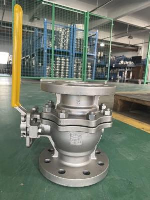 Cina Dn15-200 WCB SS201 SS304 SS316 Valvola a sfera pneumatica ad acqua con struttura di arresto in vendita