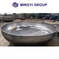 China Semispherical Head Pipe End Cap Tank Dished Ends for Pressing and Specifications for sale