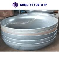 China Semispherical Head Pipe End Cap Tank Dished Ends for Pressing and Specifications for sale