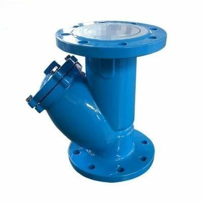 Cina Dimensione della porta secondo le esigenze del cliente Ferro flessibile Y filtro Acqua a doppia flange in vendita