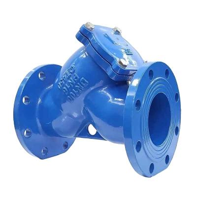 Cina Valvola industriale Y strato di tipo flangea, in WCB per supporti a temperatura normale in vendita