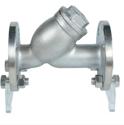 Cina DI Materiale del corpo Stainless Steel CF8/CF8M PN16 Flanged Y Strainer con supporto in vendita