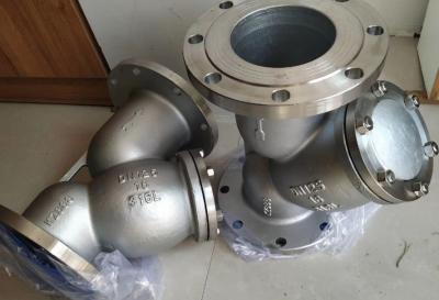 Cina OEM Port Size Filtro in acciaio inossidabile Flange Y Strainer con design generale e flange in vendita