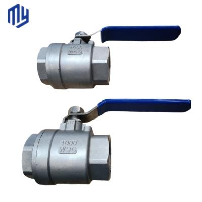 China GB/API 6D Low Temperature CF8 Industrial 2 PC Flanged Trunnion Ball Valve Prestaties Te koop