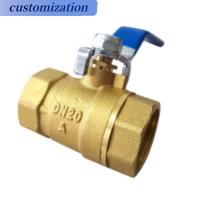 China Check Structure DIN 2PC Flanged Floating Ball Valve for Customized Needs for sale