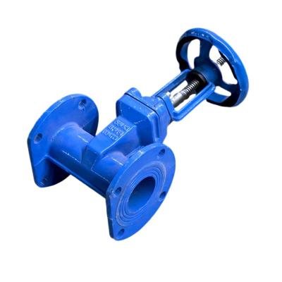 China ODM-ondersteuning F4 GGG50 PN10/PN16 gietijzeren poortklep met brons afdichting en metalen stoel Te koop