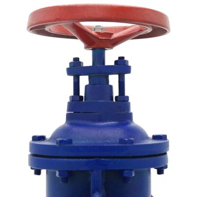Cina Valvole di porta del sistema idrico Z45T-16Q connessione di flange di ferro duttile senza sollevamento della valvola a tronco in vendita