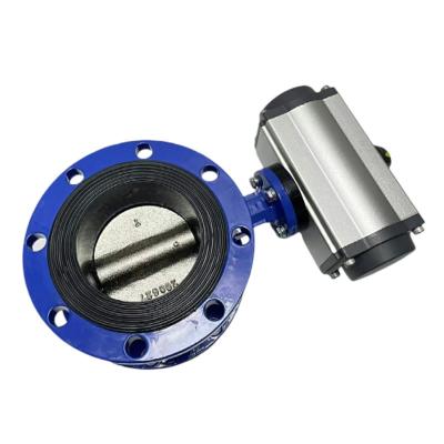 Cina Valvole a farfalla per gas D641X-16Q con attuatore pneumatico e design a linea centrale in vendita