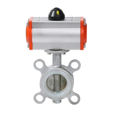 Cina Struttura BUTTERFLY Pneumatico in acciaio inossidabile sigillo morbido Butterfly Valve personalizzazione in vendita