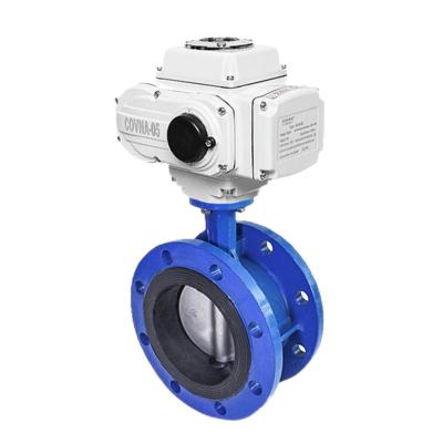 Cina Valvola motore azionata in ghisa a flangia elettrica di ventilazione a farfalla per soluzione in vendita