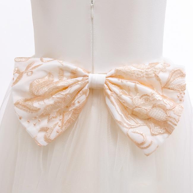 Wholesale Baby Clothes Girls Party Garment Ball Gown Dress Princess Back-Long Party Dress