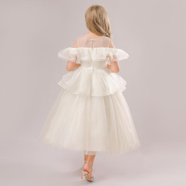 Wholesale Baby Clothes Girls Party Garment Ball Gown Dress Princess Champagne Party Dress