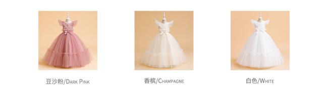 Wholesale Baby Clothes Girls Party Garment Ball Gown Wedding Dress Princess Party Dress