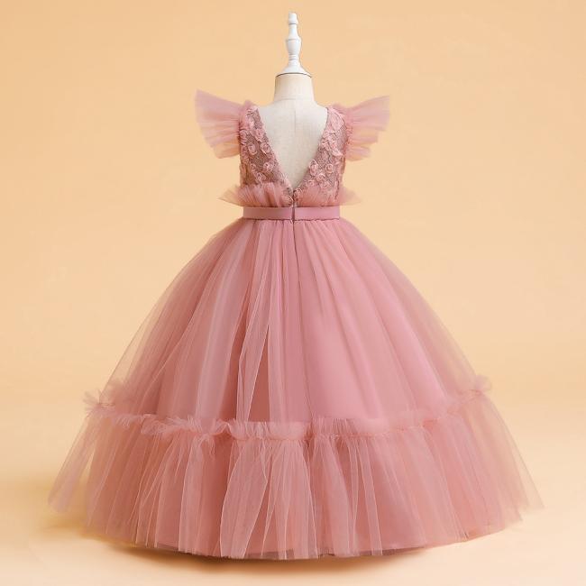 Wholesale Baby Clothes Girls Party Garment Ball Gown Wedding Dress Princess Party Dress