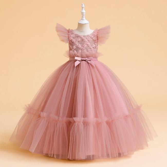 Wholesale Baby Clothes Girls Party Garment Ball Gown Wedding Dress Princess Party Dress