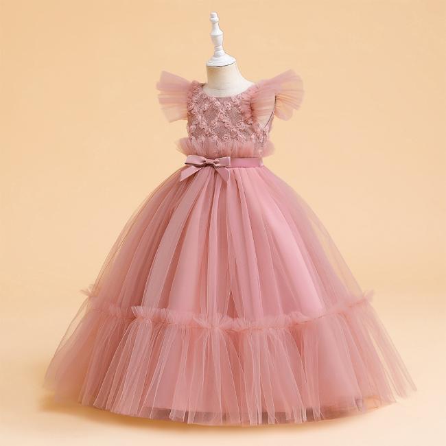 Wholesale Baby Clothes Girls Party Garment Ball Gown Wedding Dress Princess Party Dress