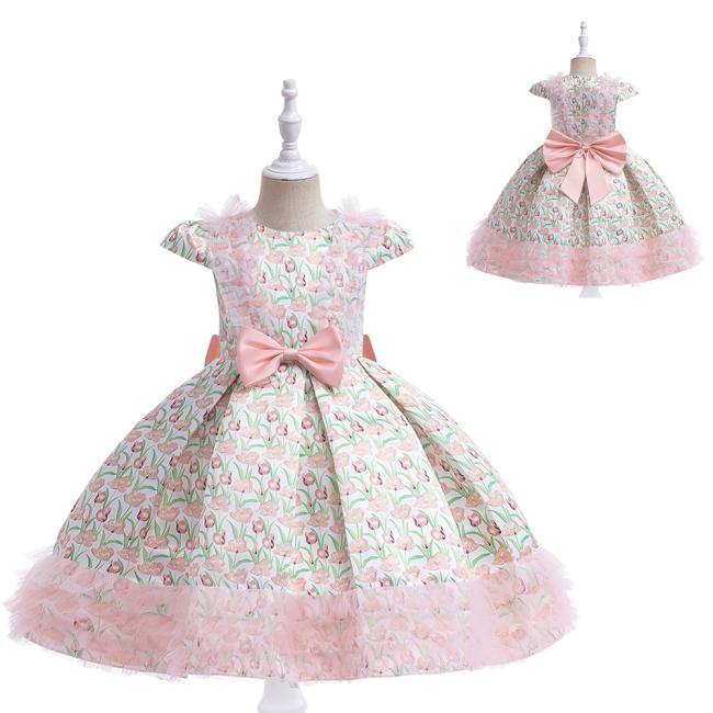Wholesale Baby Clothes Girls Party Garment Ball Gown Dress Princess Party Dress