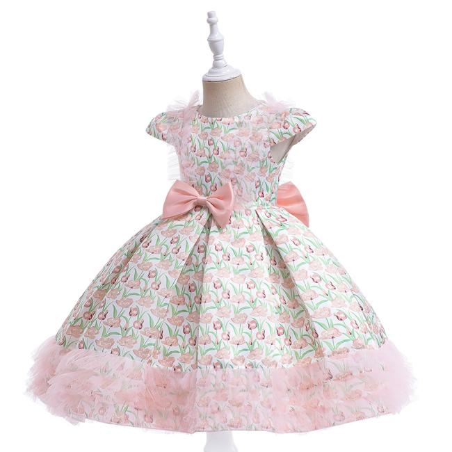 Wholesale Baby Clothes Girls Party Garment Ball Gown Dress Princess Party Dress
