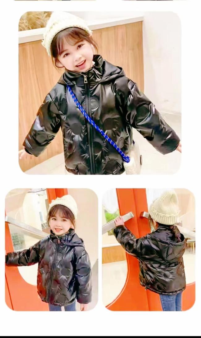 Children&prime; S Winter Down Coat for Girls and Boys Clothes Waterproof Outdoor Hooded Coat