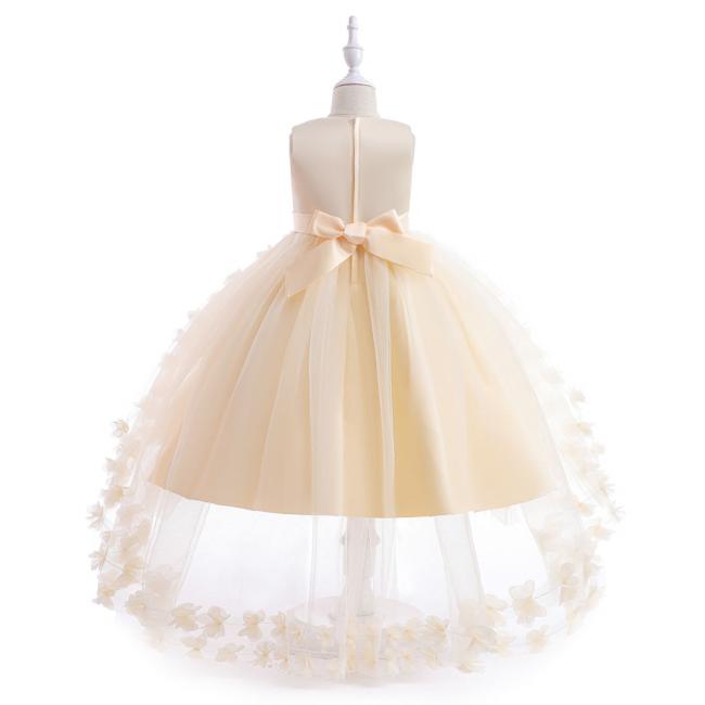 Girls Party Dress Wholesale Baby Clothes Girls Party Garment Ball Gown Princess Frock Lace Sweet Dress