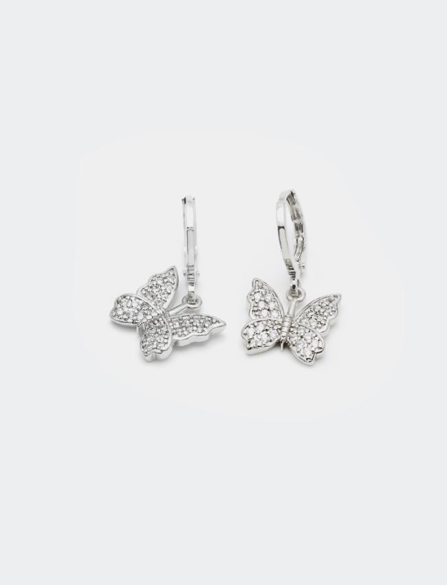 2021 New Earring Copper Platinum Plating Gold Plating Butterfly Design