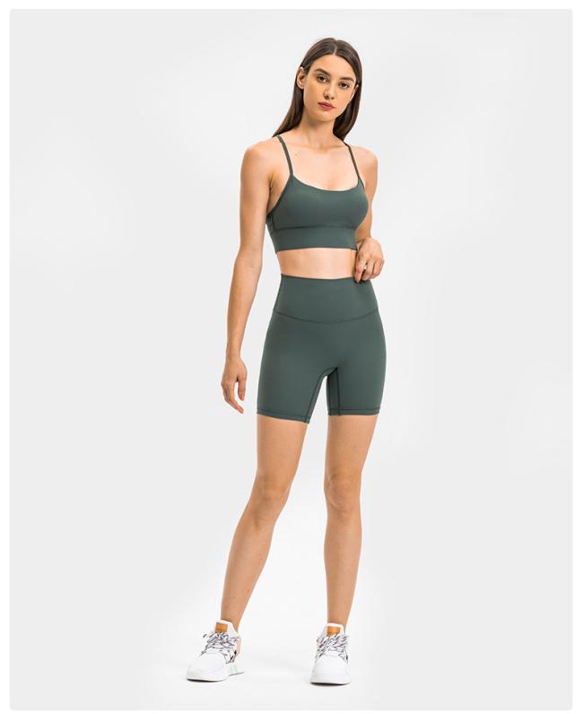 Yoga Pants OEM Women Gym Workout Fitness Leggings Seamless Cropped Running Sportswear Activewear