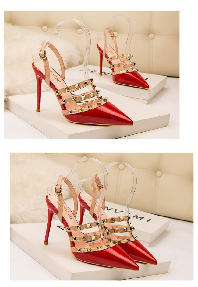2021 Hot Selling Fashion Style Stiletto Heels Sexy Unique Women Pointed Toe High Heels Bride High Heels Painted Heels