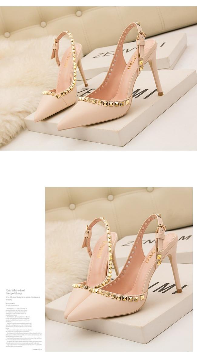 2021 Hot Selling Fashion Style Stiletto Heels Pointed Toe Sexy Women Sandal High Heels Bride High Heels