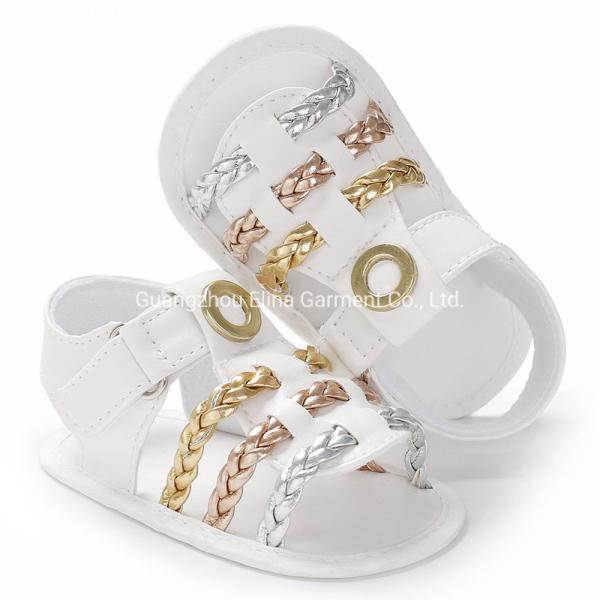 Quality 2021 Newborn Infant Casual Walking Shoes Toddler Leather Girls Summer Sandal Soft for sale