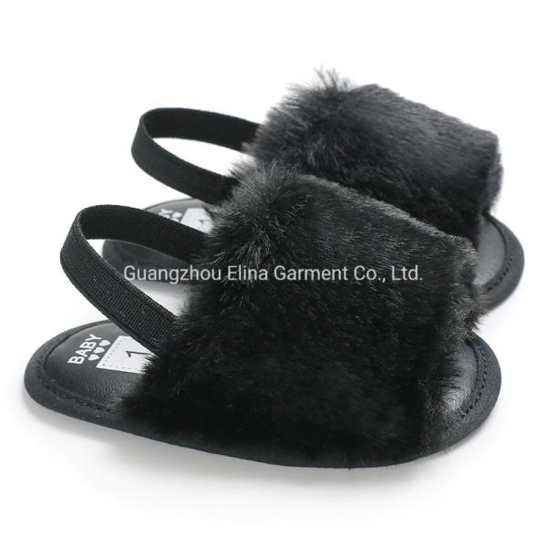 Quality 2021 Newborn Infant Casual Walking Shoes Toddler Fur Imitation Girls Summer for sale