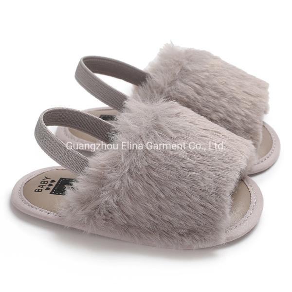 Quality 2021 Newborn Infant Casual Walking Shoes Toddler Fur Imitation Girls Summer for sale
