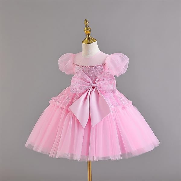 Quality 2023baby Clothes Flower Girls Party Garment Wedding Dress Princess Long Dress for sale