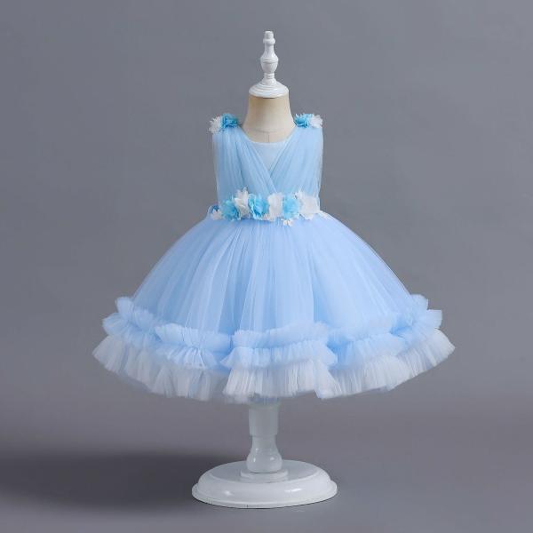 Quality Baby Clothes Girls Cake Party Garment Wedding Dress Mix Color Ball Gown for sale