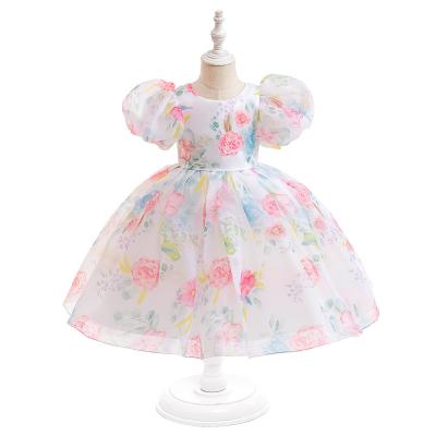 China Baby Clothes Girls Party Garment Wedding Dress Princess High Quality Fluffy Dress Wholesale for sale