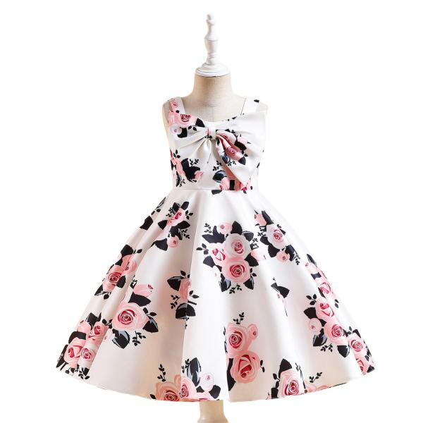 Quality Wholesale Baby Clothes Girls Party Garment Ball Gown Flowers Dress Princess for sale