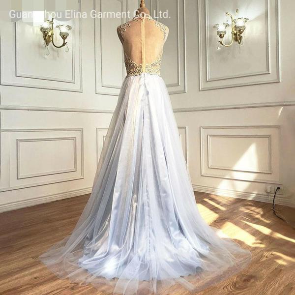 Quality 2021 New Hot Selling Sequined Sex Beading Ball Dress Luxury Evening Party Frock for sale
