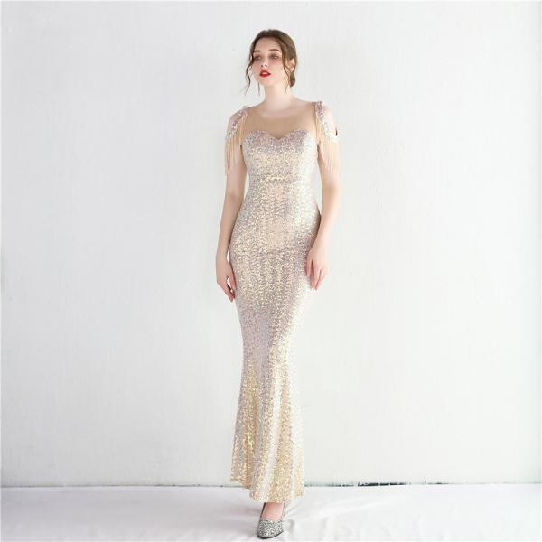 Quality Hot Selling Evening Party Prom Women Dress Sequin Slim Sheath Women Sexy Skinny for sale