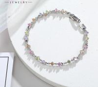 Quality 2021 New Bracelet Alloy 24 K Platinum Plating with Zircon for sale