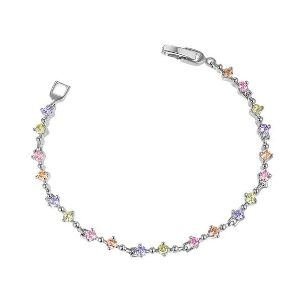 Quality 2021 New Bracelet Alloy 24 K Platinum Plating with Zircon for sale